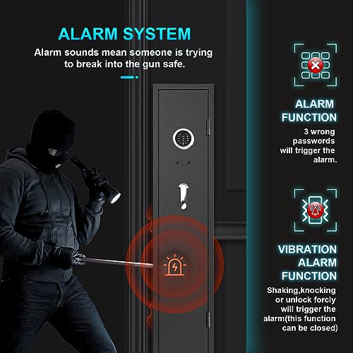 Snapklik.com : EMAXEE 3-5 Rifle Gun Safe, Gun Cabinet For Home Rifle ...