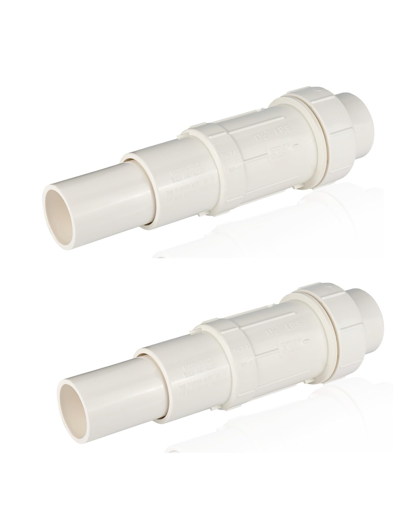 Amazon.com: 2-Pack EFIELD 1/2-inch PVC Expansion Repair Coupling for ...