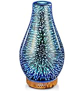 Amazon.com: Porseme 150ml Essential Oil Diffuser Glass Color Changing ...