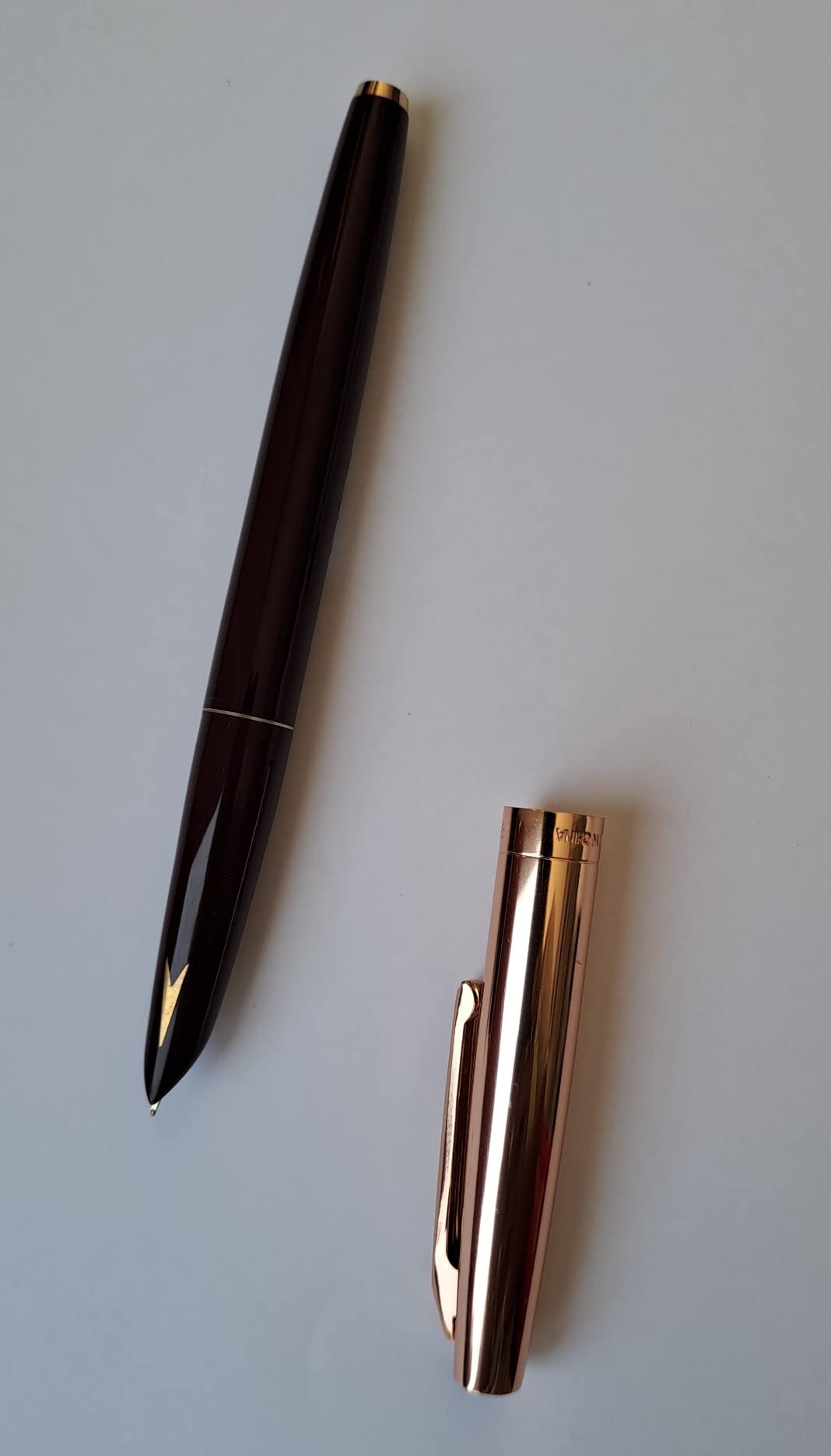 GOLD LEAF Hero 336 Pen Maroon 0.3mm Extra Fine Ink Fountain Pen With ...