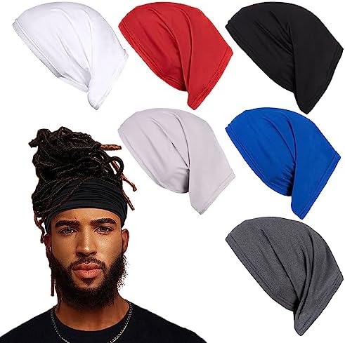 Amazon.com: Leeven 6 Pieces Dreadlocks Tube Sock Wide Elastic Headband ...
