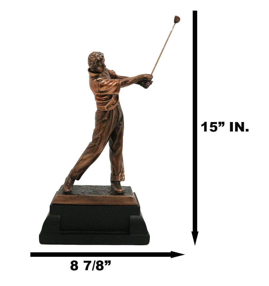 Buy Ebros 'Perfect Swing' Professional Golfer Swinging Golf Club Statue ...