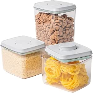 Zanetti - Juego de 3 Contenedores Herméticos con Tapa Pop para ...