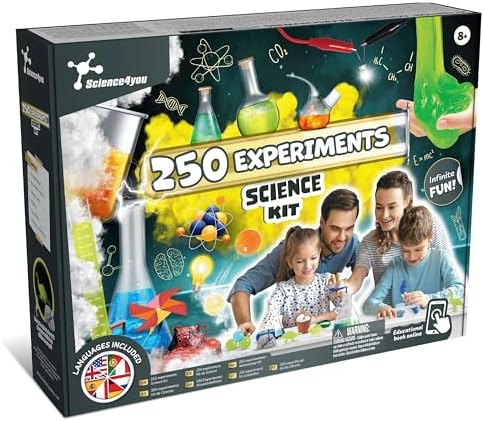 Science4you 250 Science Experiments for Kids – Have Hours of Fun with ...