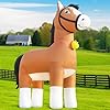 Amazon.com: 9FT Clydesdale Horse Inflatables Christmas Spring, Farm ...