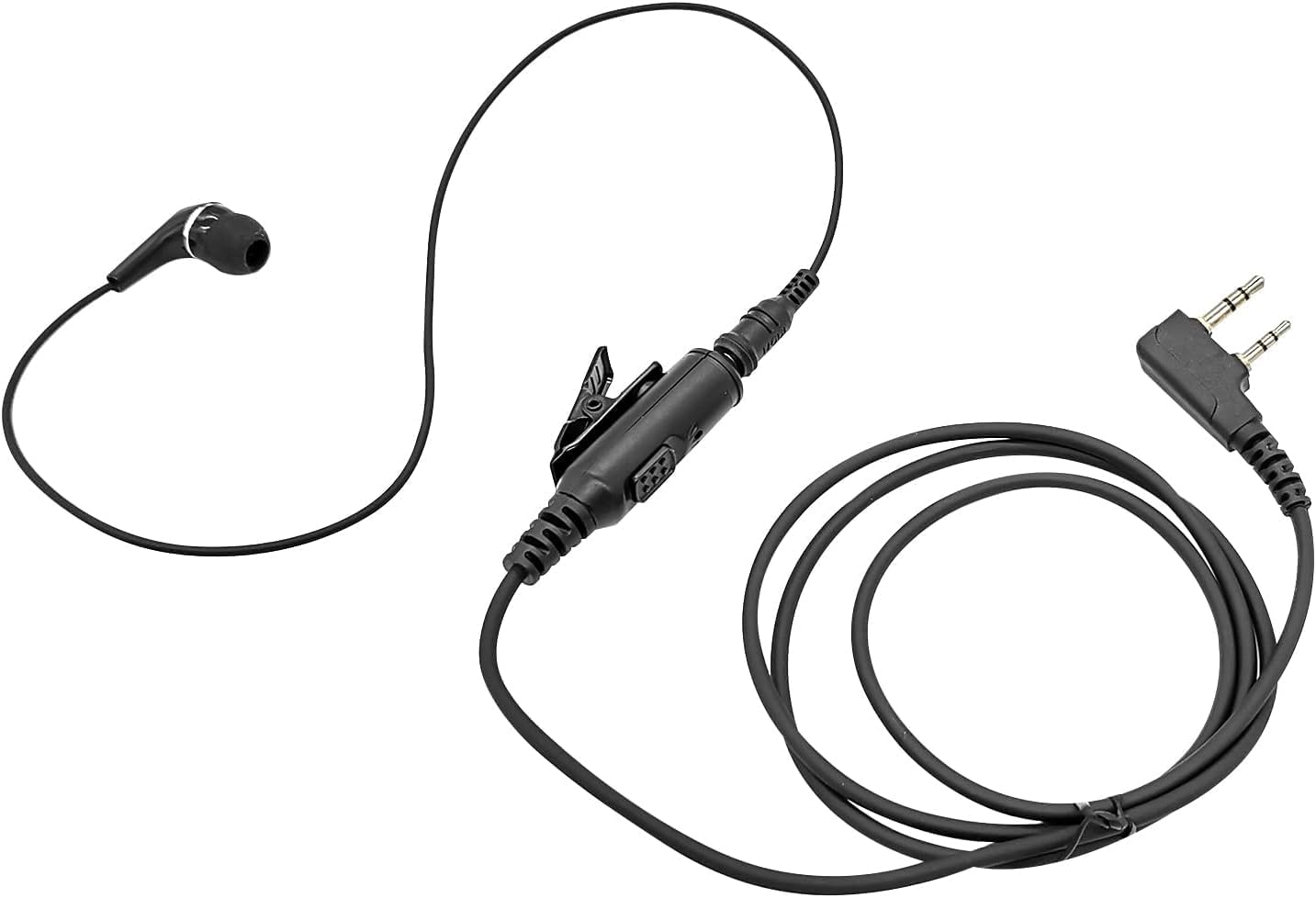 Amazon.com: JUYODE Quick Disconnect Earpiece 2 Pin Walkie Talkie in-Ear ...