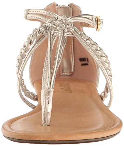 Buy Report Women's Linnea Flat Sandal, Gold, 6 M US at Amazon.in