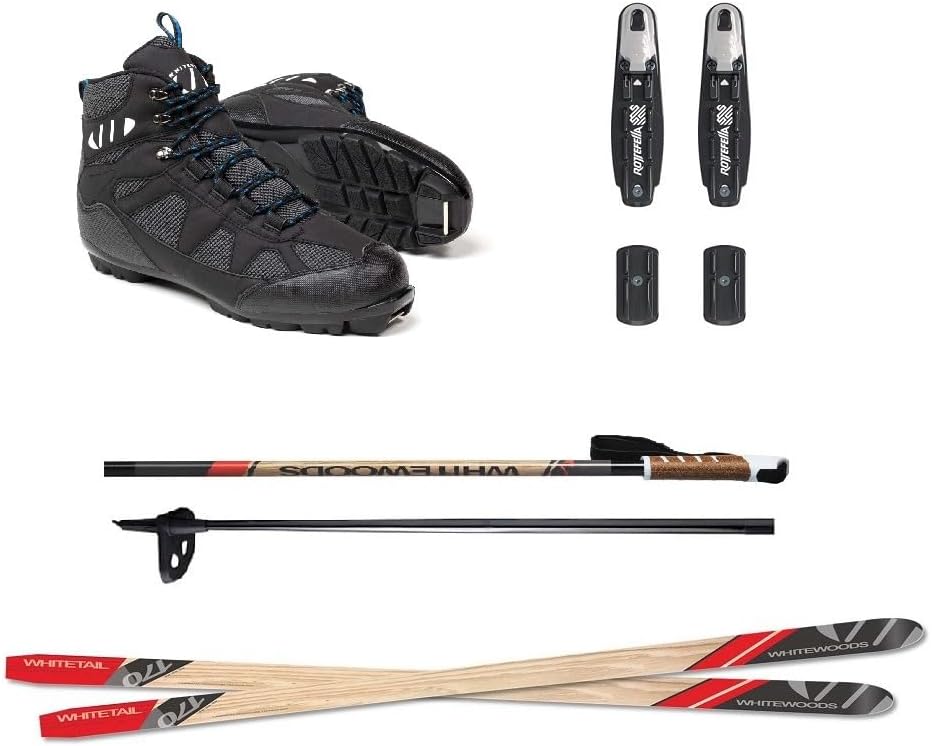 Amazon.com : Whitewoods Whitetail Adult Metal Edge Cross-Country NNN ...