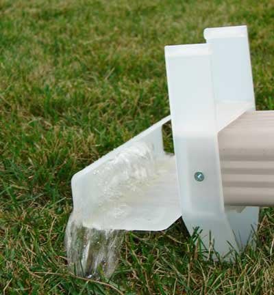 The Lawn Saver Downspout Water Diffuser Style 2" x 3" Horizontal-Made ...