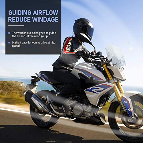 Sport Bike Racing Touring Windscreen Windshield Flyscreen Wind - Want ...