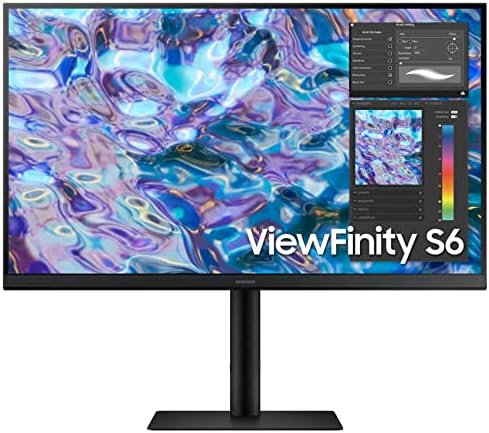 Samsung 27-Inch(68.47cm) QHD ViewFinity S6 Monitor, IPS, 100 Hz, 1.07 ...