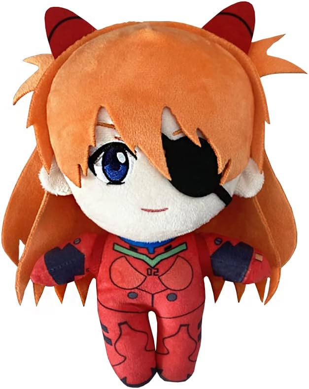 Asuka Langley Soryu Plush Figure - 20cm Red Asuka Langley Soryu Figure Doll Soft Stuffed Plush ...