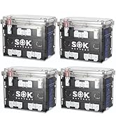 Amazon.com: SOK 48V 100Ah LiFePO4 Lithium Battery, 5.12kWh Server Rack ...