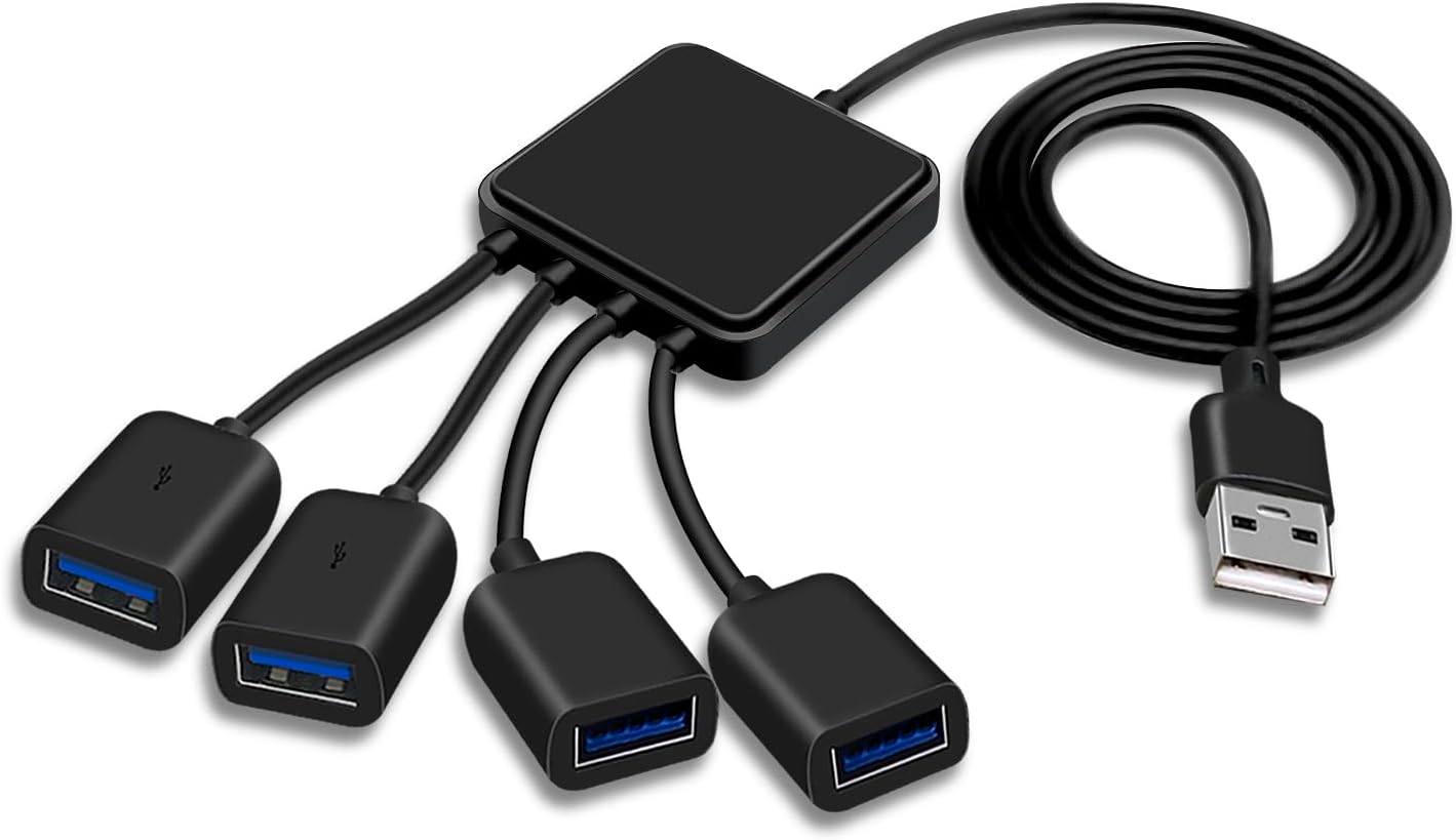 Amazon.com: Octopus USB 2.0 Hub, 4-Port Splitter with 2.6ft /80CM Cable ...
