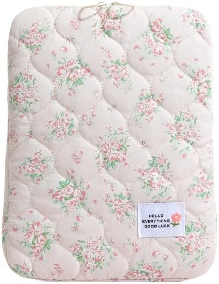 Amazon.com: Cute Y2K Laptop Sleeve Polka Dot Floral Notebook Case 11-15 ...