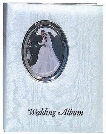 Amazon.com: Silver Wedding Album Post-Bound pocket album for 5x7 8x10 ...