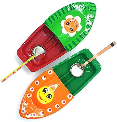 MaMu shop Handmade Classic putt putt steam Tin Toy Boat naav for Kids ...