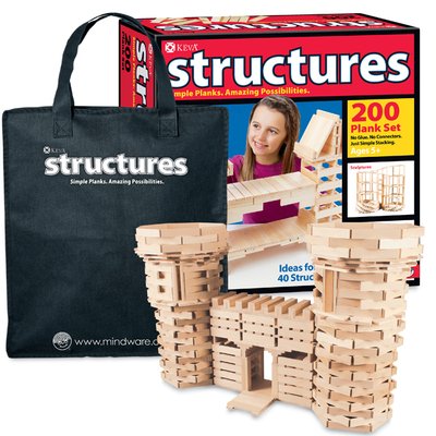 Buy MindWare KEVA Structures 600 Planks - Free-Form 3D Building kit for ...