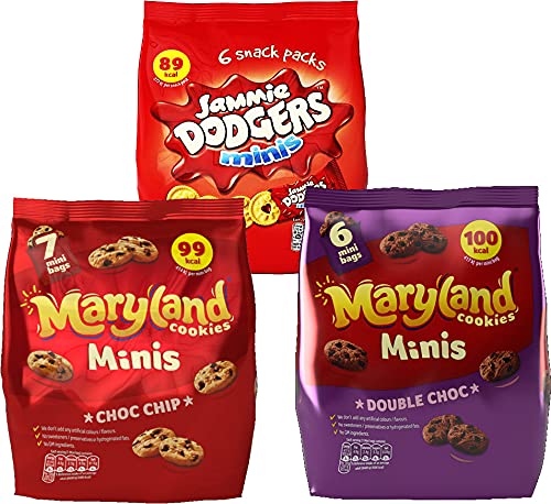 Buy Maryland Mini Cookies Variety Pack. Jammie Dodgers, Maryland Choc ...
