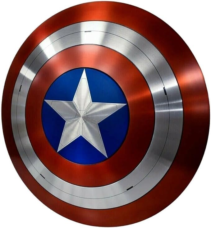 Handmadecaptain Amrica Shield Metal Replica Halloween Medieval Armor ...