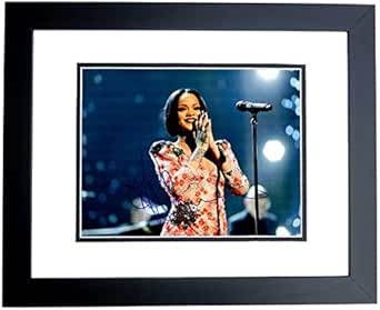Rihanna Signed - Autographed Sexy Singer 11x14 inch Photo BLACK CUSTOM ...