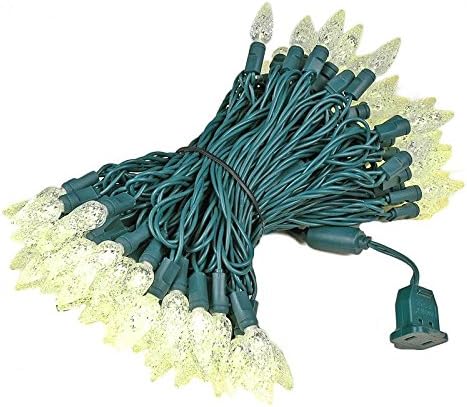 Amazon.com: Philips 250 LED Warm White Faceted C6 Christmas Lights on ...