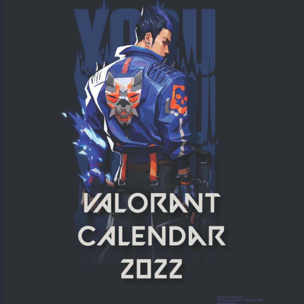 Official Valorant Calendar 2022 Valorant Calendar 2022 Monthly Planner ...