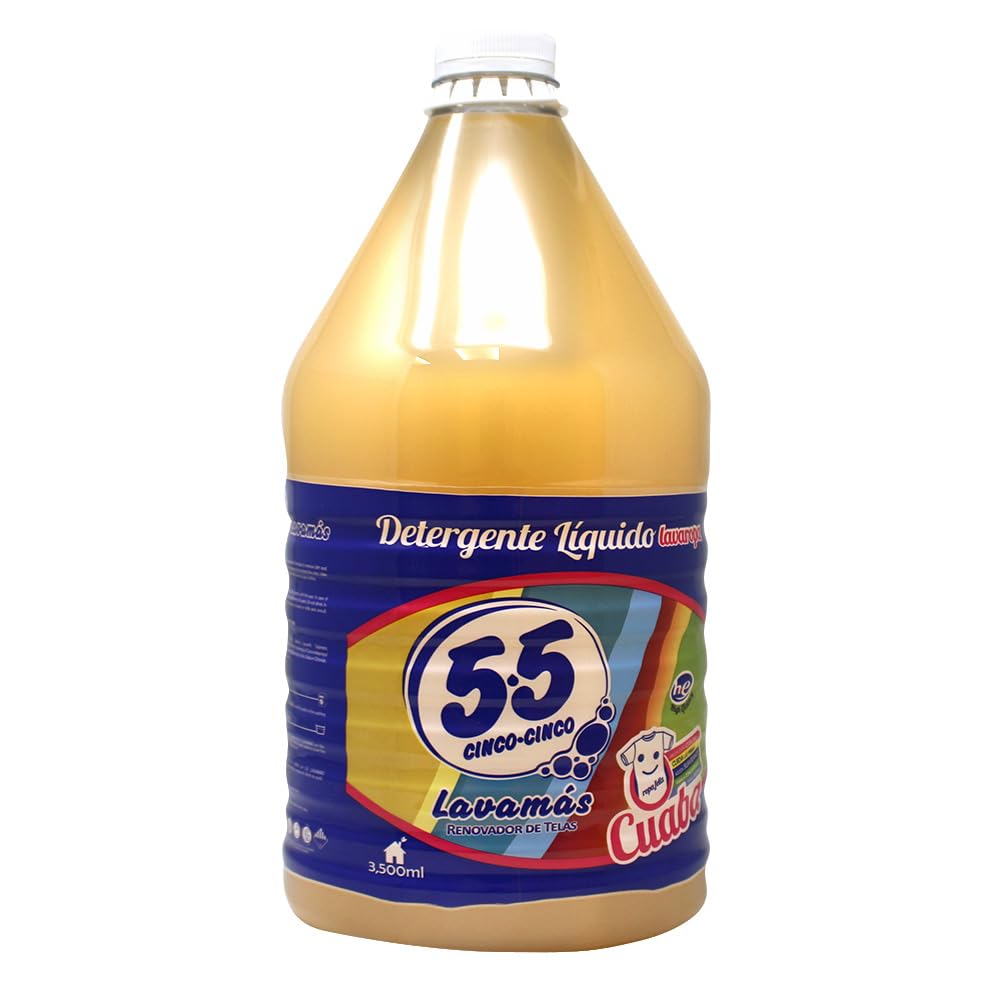 Amazon.com: BOE 55 Liquid Detergent Laundrypower Cuaba 3500ml 118oz ...