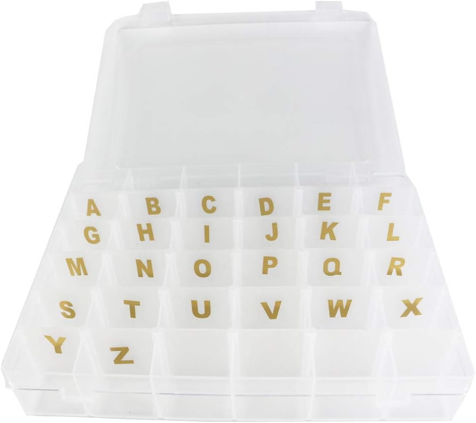 Amazon.com: Sivya 36 Grid Plastic Organizer Container Box with ...