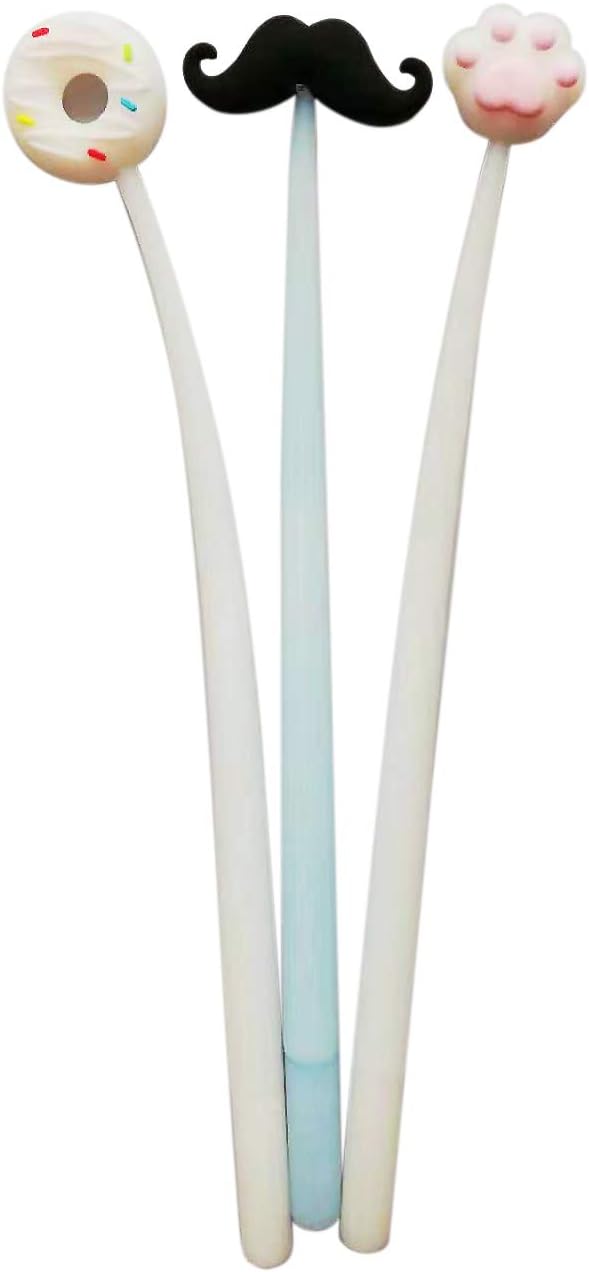 Amazon.co.jp: KUKI Gel Ink Ballpoint Pen, Character, Cute, Stationery ...