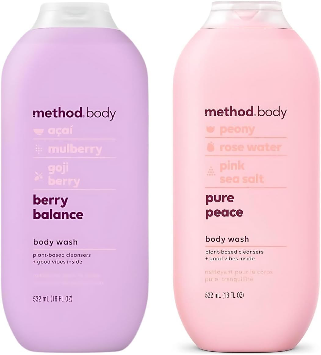 Amazon.com : Method Body Wash (Pure Peace + Berry Balance) : Beauty ...