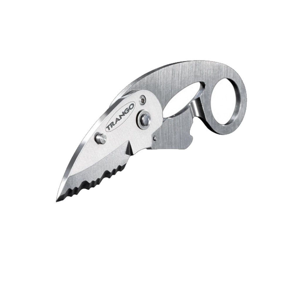 Amazon.com : TRANGO Piranha Knife - Climbing Knife with Carabiner Hole ...