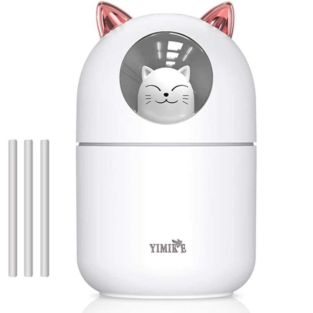 Amazon.com: Portable Small Humidifier, YIMIKE 300ml Mini Cool Mist ...