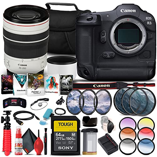 Canon EOS R3 Mirrorless Camera (4895C002) + Canon RF 70-200mm f/2.8L is ...