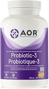 AOR Probiotic 3, 90 Capsules - Advanced Gut Health Complex for Women ...