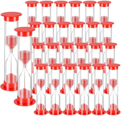 Amazon.com: 1 Minute Sand Timer, 50 Pcs Plastic Sand Timers, Small ...