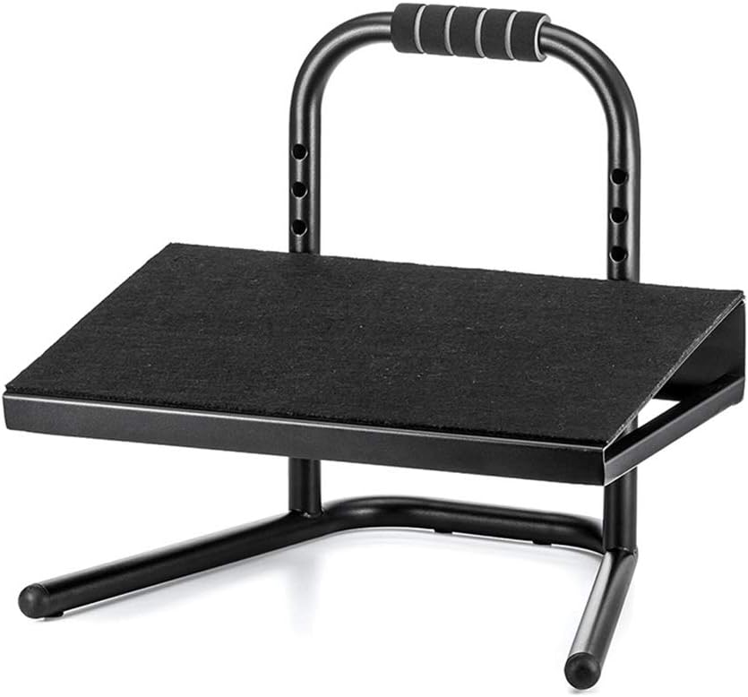 Amazon.com: YGUOSANG Desk Foot Stool with Handle, Adjustable Metal ...