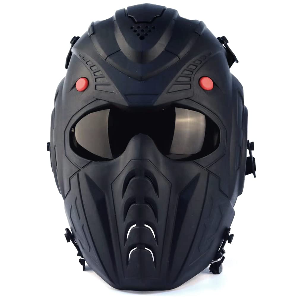 Skull Airsoft Masks Full Face Scary Halloween Ghost Mask Tactical Mask ...