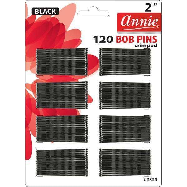 Amazon.com : Annie Bob Pins 2" 120Ct Black : Beauty & Personal Care