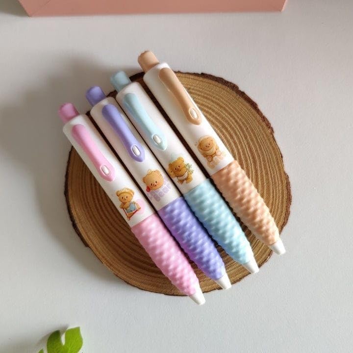 TD CREATIONS Cute Bear Mechanical Pencils, Pastel Colors - 4 Pack, Fun ...