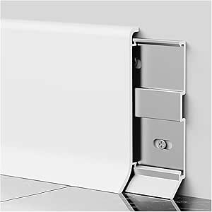 Amazon.com: Aluminum Baseboard Trim for Round Corner, Firm Wall Trim ...