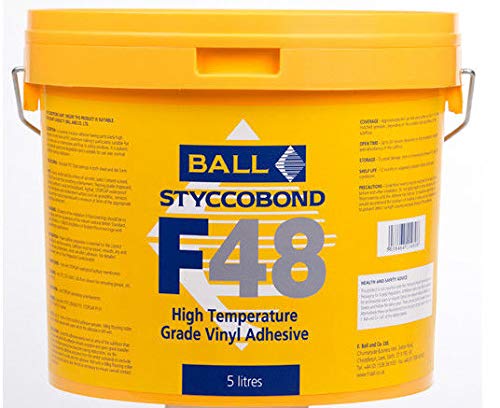 F BALL - F48 - High Temperature Grade Vinyl Adhesive (5ltr) : Amazon.co ...