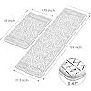 Amazon.com: KIMODE Anti Fatigue Kitchen Mat 2PCS, Black and White ...