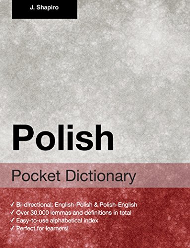 Polish Pocket Dictionary - Kindle edition by Shapiro, John. Reference ...