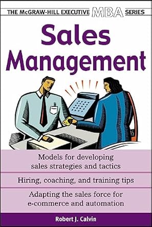 Buy Sales Management (Executive MBA Series) Book Online at Low Prices ...