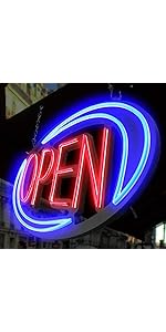 Amazon.com : Open Signs for Business,Neon Open Sign Led,32"x 16",Remote ...