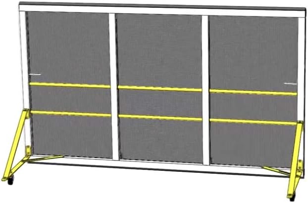 Warehouse Ventilating Security Bug Screen for Dock & Bay Doors (White ...