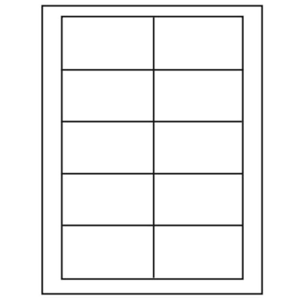 Business Card Label Template