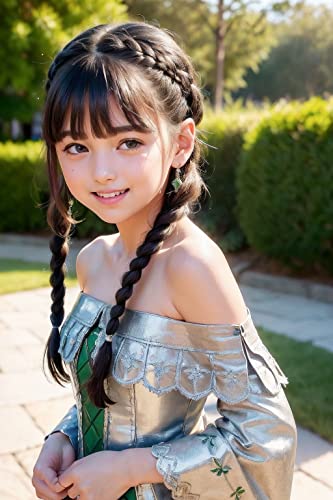 三つ編み・ドレス姿の令嬢 AI画像生成成果報告書第3期 | コットン 獅々田 | コンピュータサイエンス | Kindleストア | Amazon