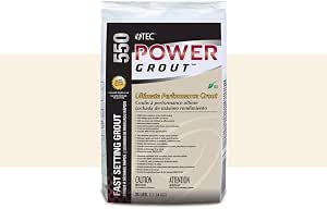 Amazon.com: Power Grout Blanco estándar (25 libras) : Herramientas y ...